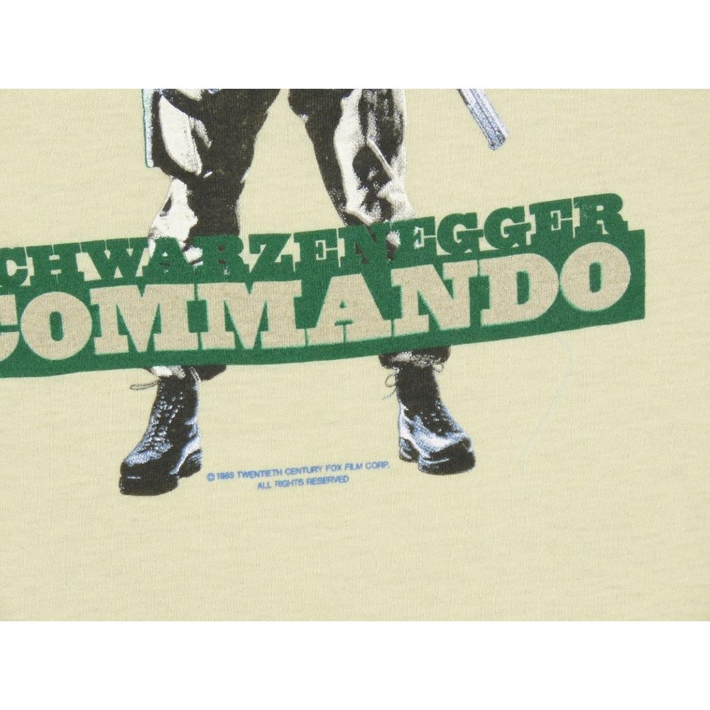 1980s Vintage Arnold Schwarzenegger Commando Movie - Gem